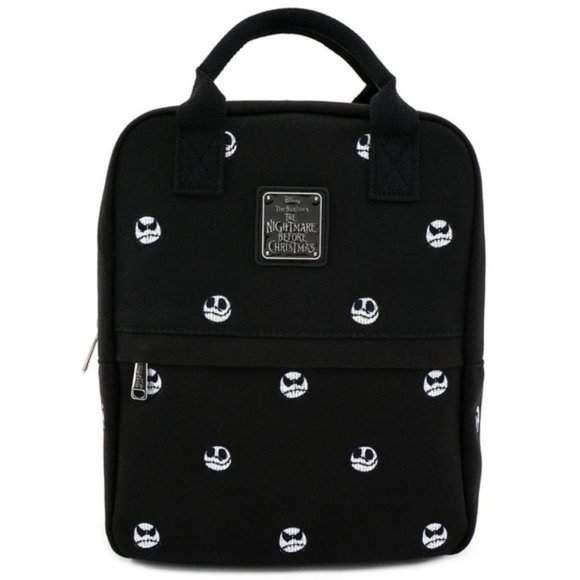 Loungefly | Bags | Loungefly X Nbc Jack Skellington Canvas Backpack ...
